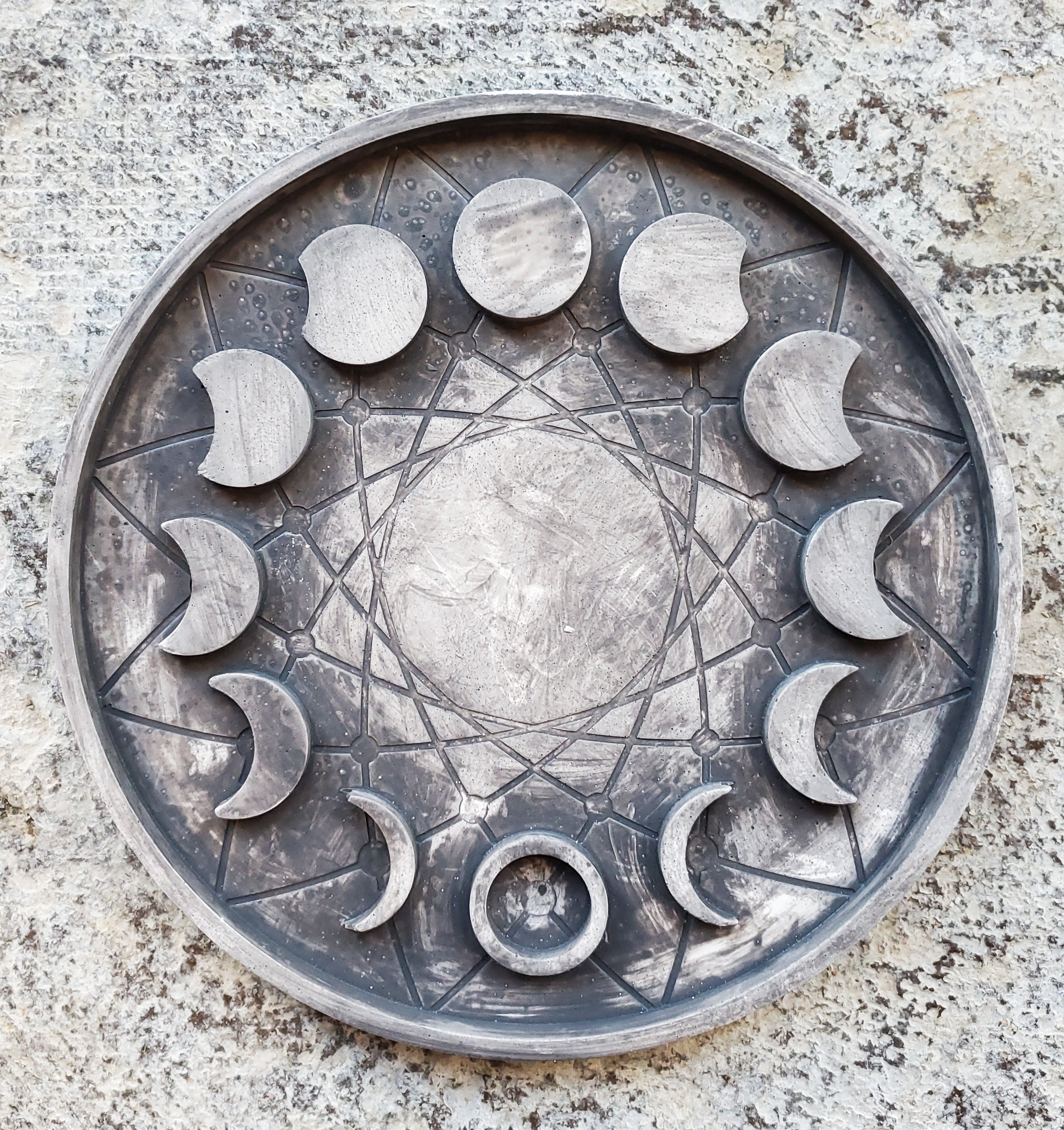 Moon Phases Wall Hanging-moon Cycles-lunar Phase Calendar-lunar Cyles ...