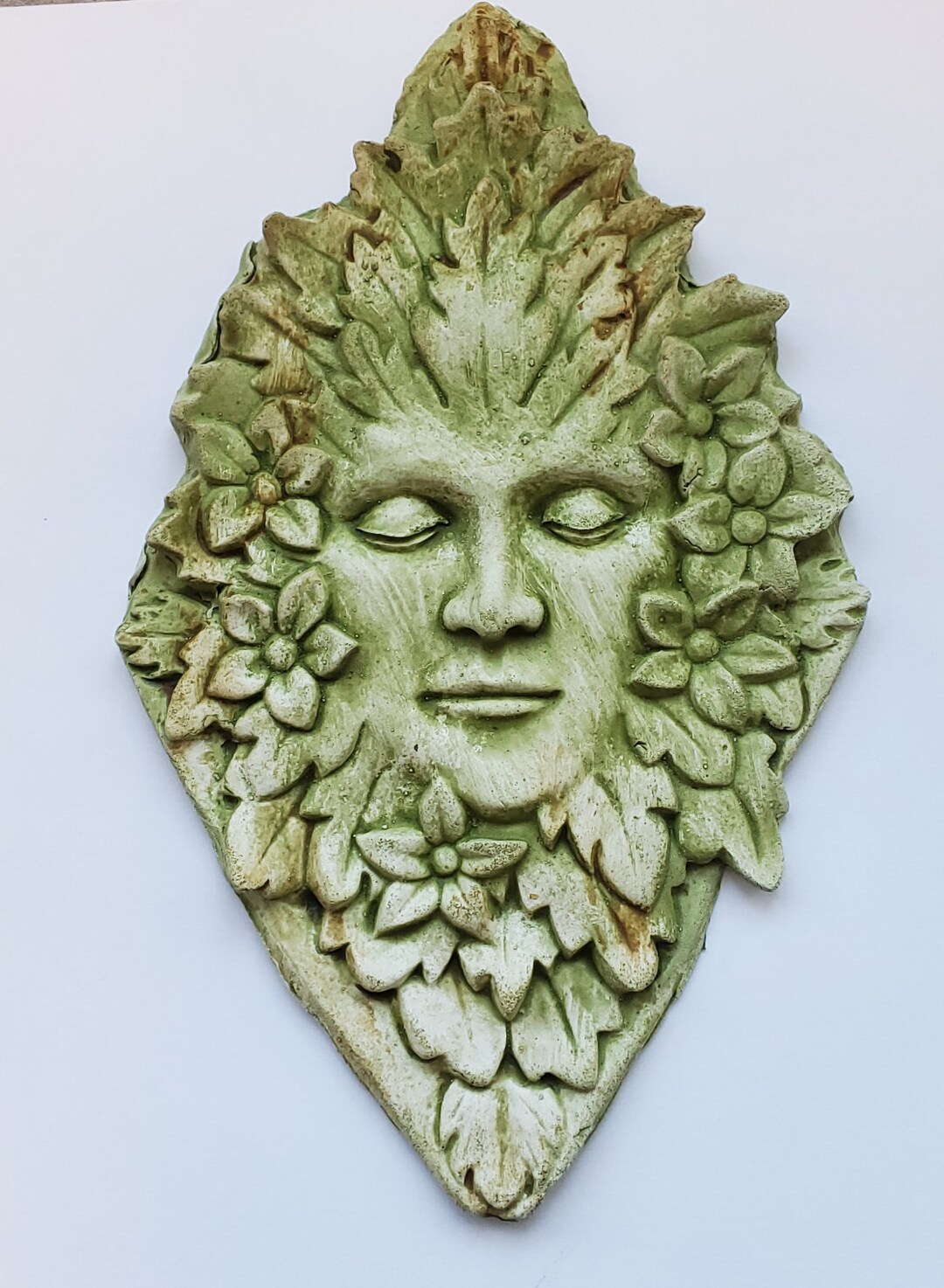 Green Lady Wall Hanging/greenlady Art/green Lady and Green Man in Art ...