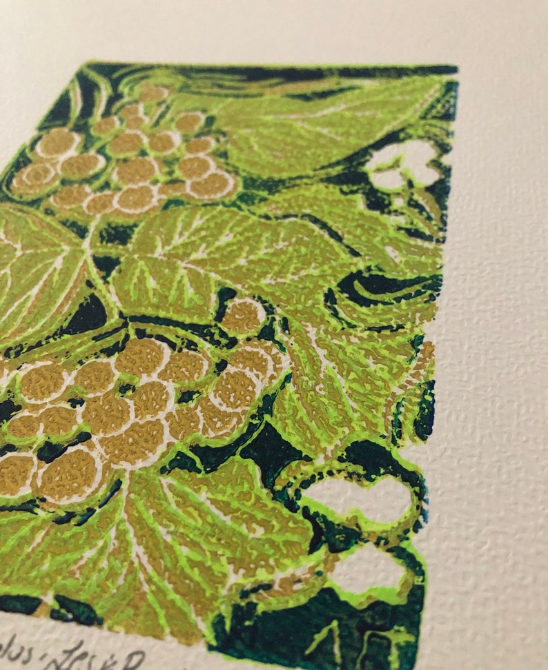 Ukrainian Art Original Linocut Print of Kalyna Guelder Rose - Etsy