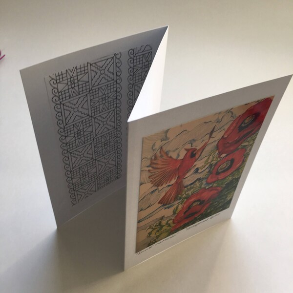 Blank Tri Fold Card - Etsy