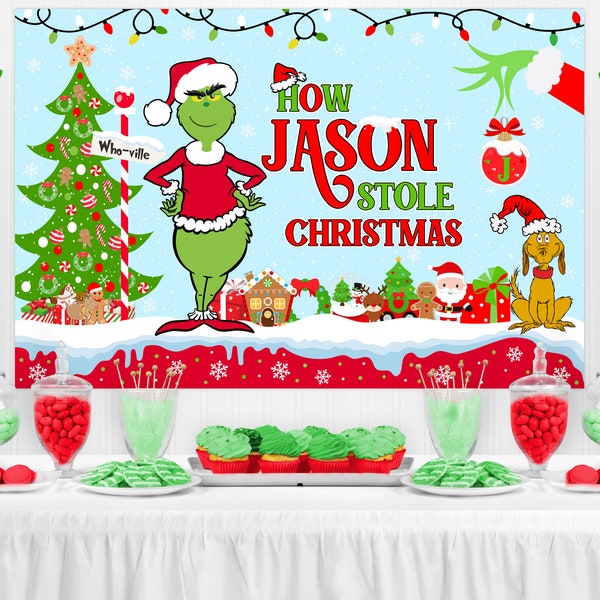 Grinch Banner - Etsy