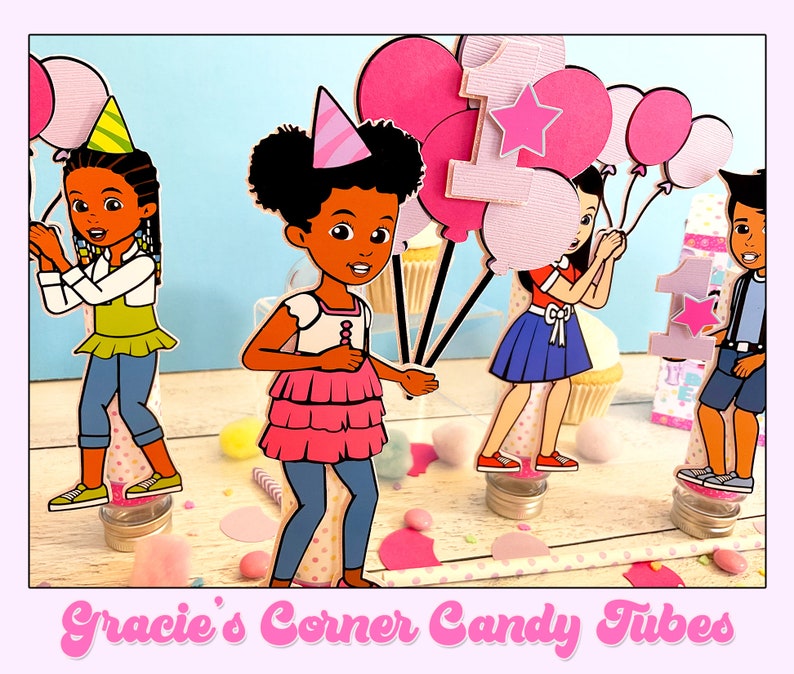 Gracie's Corner Candy Tubes Gracie's Corner Birthday - Etsy