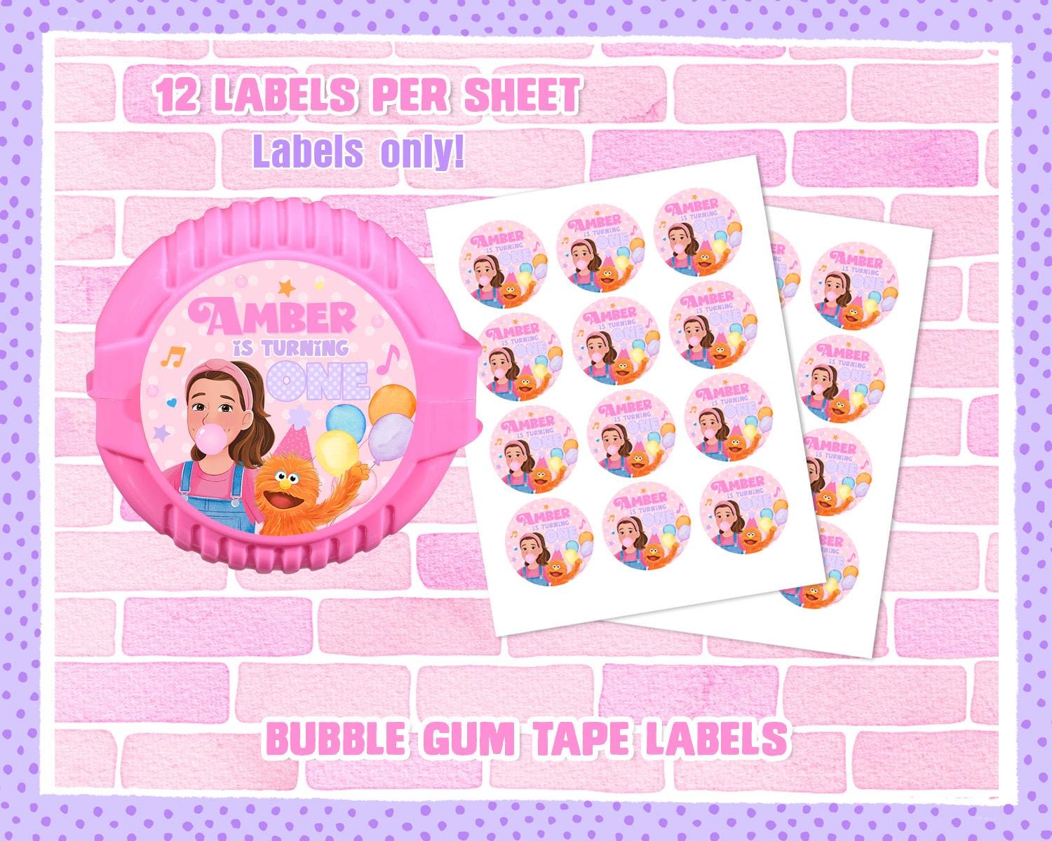 Ms Rachel Bubblegum Stickers, Ms Rachel Birthday, Ms Rachel Bubblegum ...