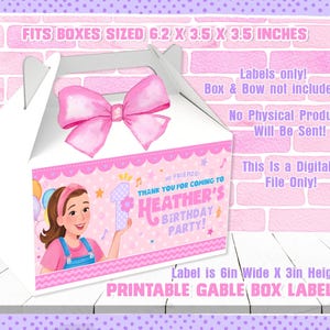 Ms Rachel Gable Box Label, Ms Rachel Birthday, Ms Rachel Gable Box, Ms ...