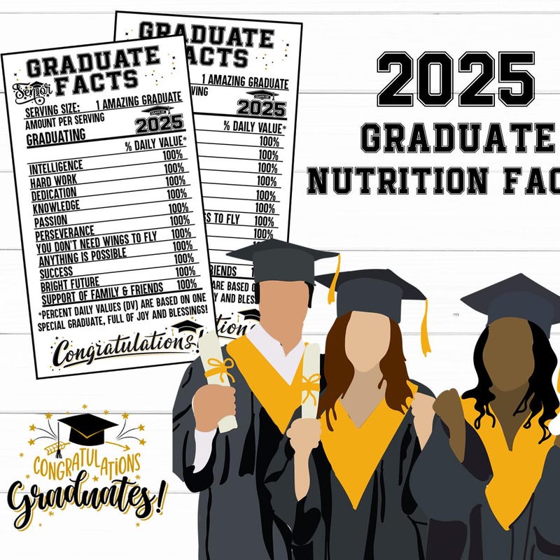 Prom Nutritional Facts - Etsy