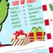Secret Grinch Questionnaire, Grinch Printable, Gift Exchange, Secret ...