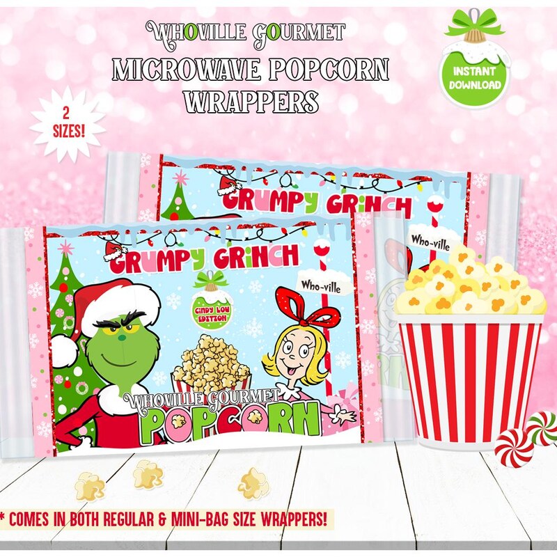 Christmas Popcorn - Etsy