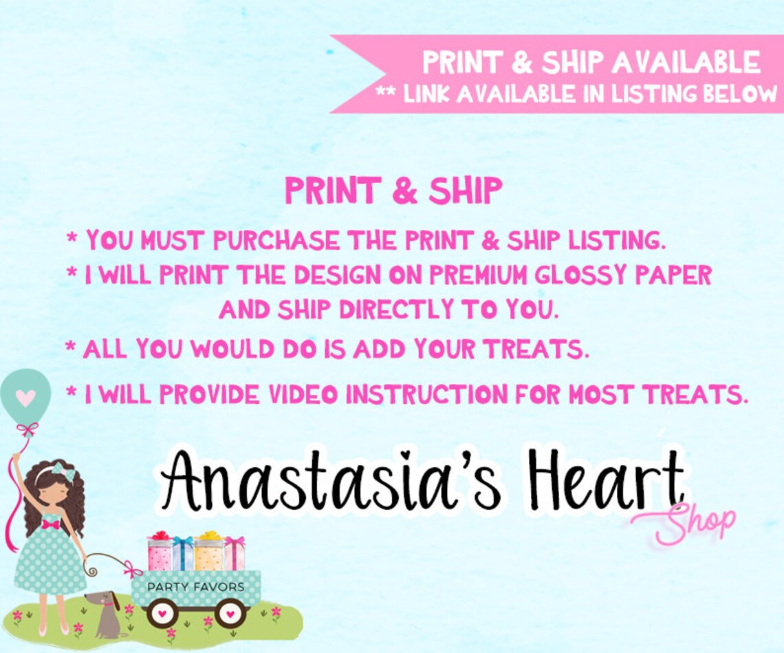 DIGITAL FILES Paint Party Chip Bags, Art Party Chip Bags, Paint ...