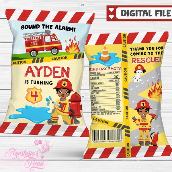 Fireman Birthday - Etsy