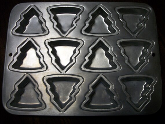 Vintage Wilton Mini Christmas Tree Cake Pan 12 Tree Cake Pan - Etsy