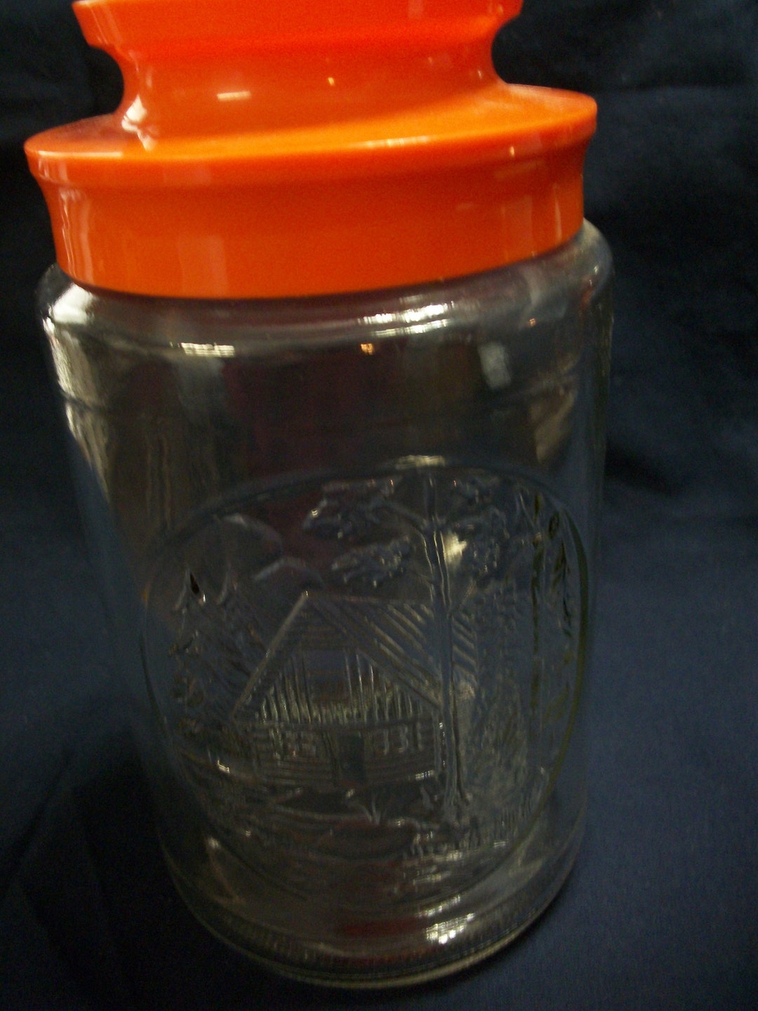 Vintage 1970s Tang Container With Orange Screw on Lid and - Etsy