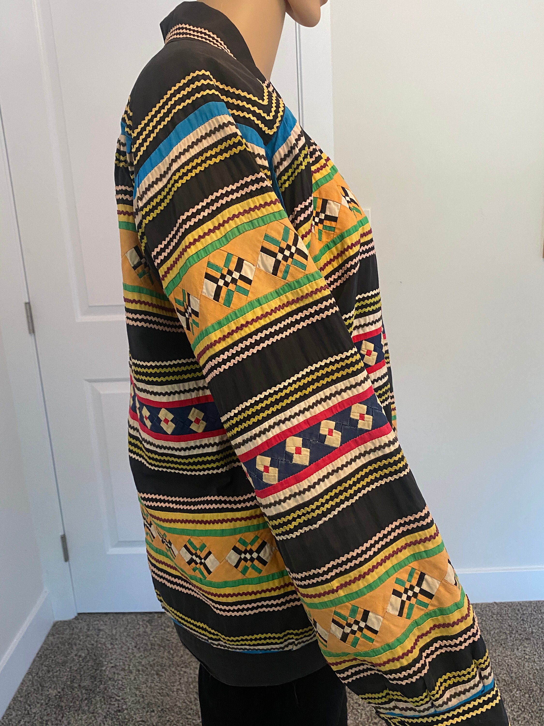 Seminole Indian Patchwork Jacket - Etsy