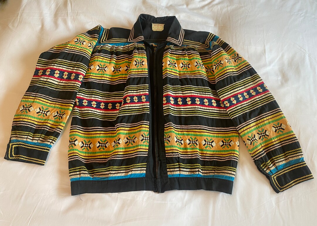 Seminole Indian Patchwork Jacket - Etsy