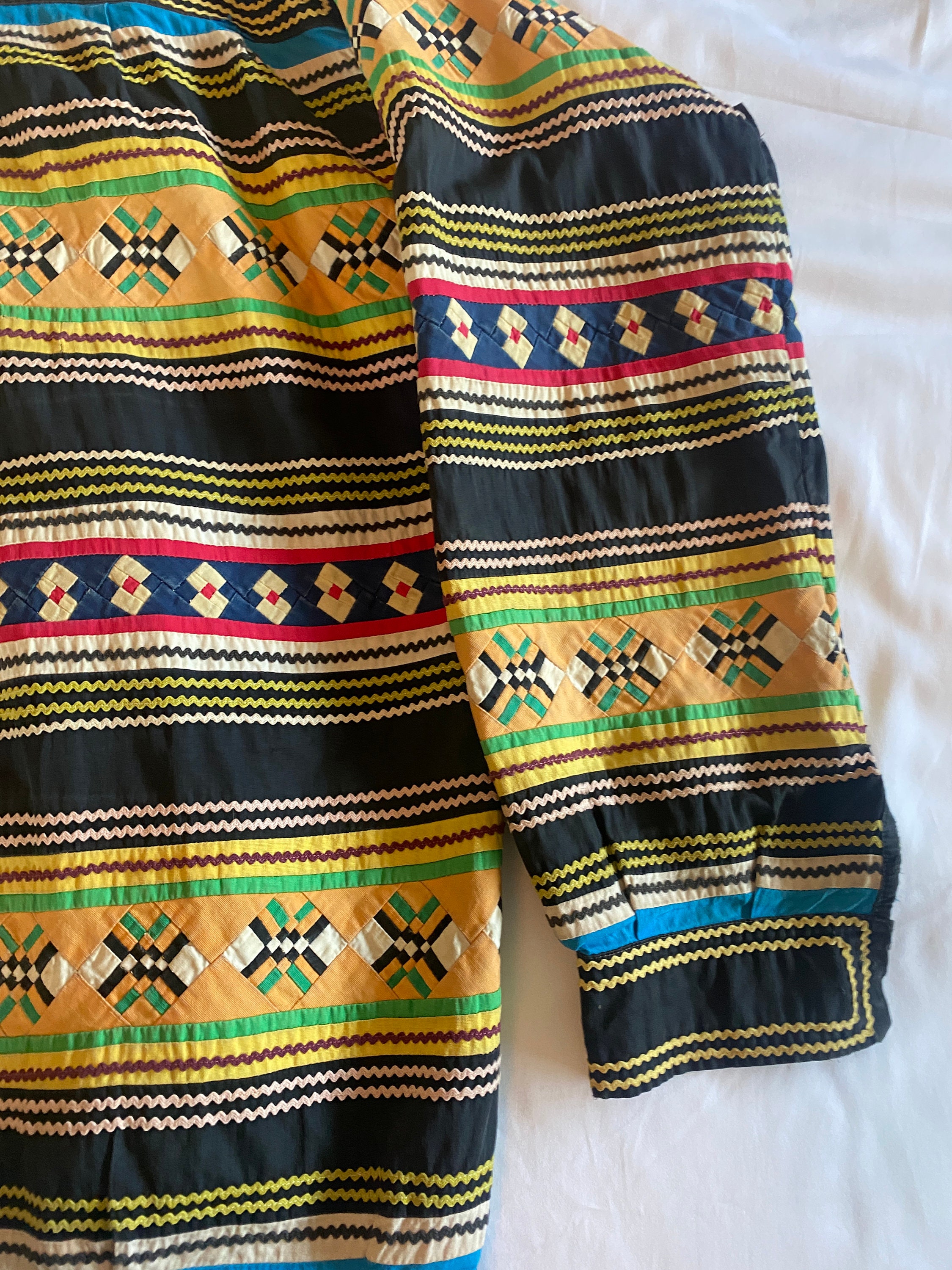 Seminole Indian Patchwork Jacket - Etsy