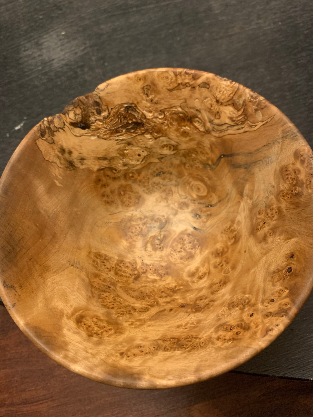 Birdseye White Birch Burl Bowl - Etsy