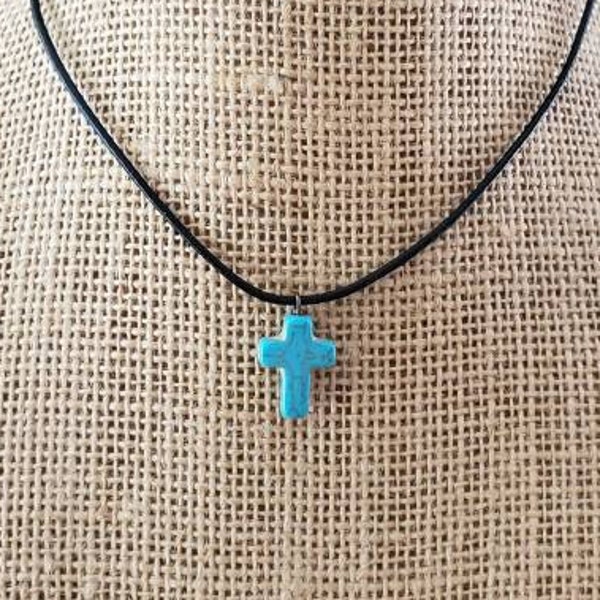 Turquoise Cross - Etsy