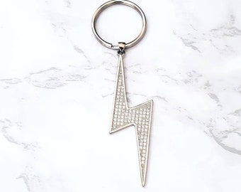 Lightning Bolt Key Chain - Etsy