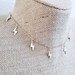 Lightning Necklace Dainty Bolt Silver Plated Chain Choker - Etsy