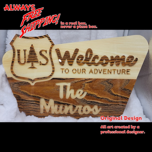 Welcome National Forest Sign - Etsy