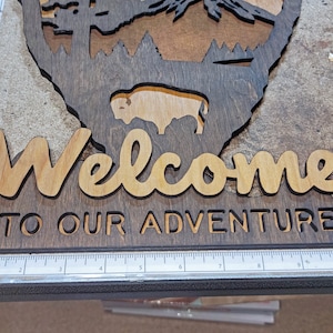 National Park Service Arrowhead - NPS Inspired Family Name Sign, Custom ...