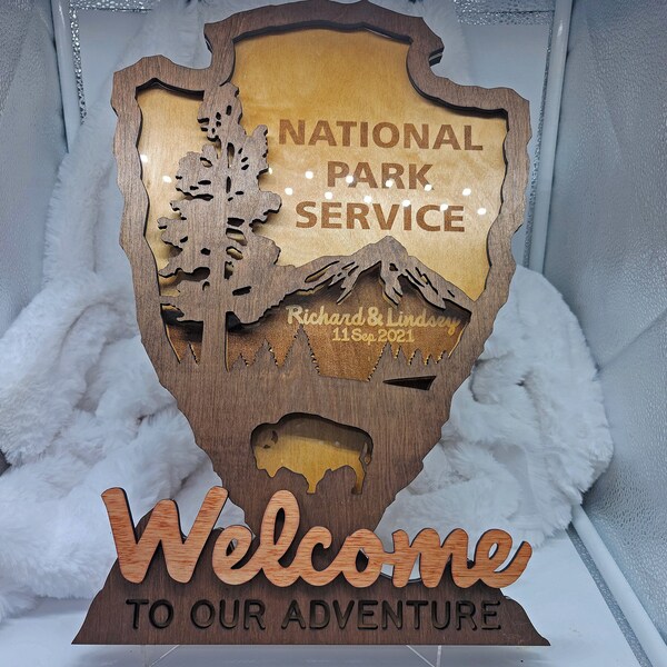 National Park Invite - Etsy