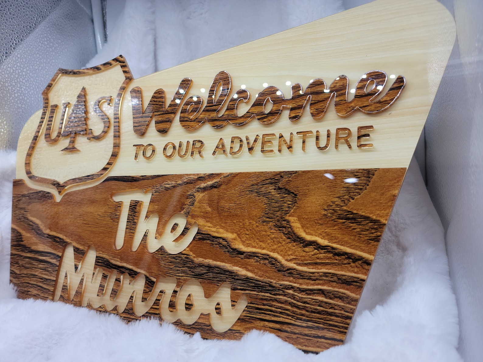 National Forest Service Welcome Sign ACRYLIC NFS inspired | Etsy