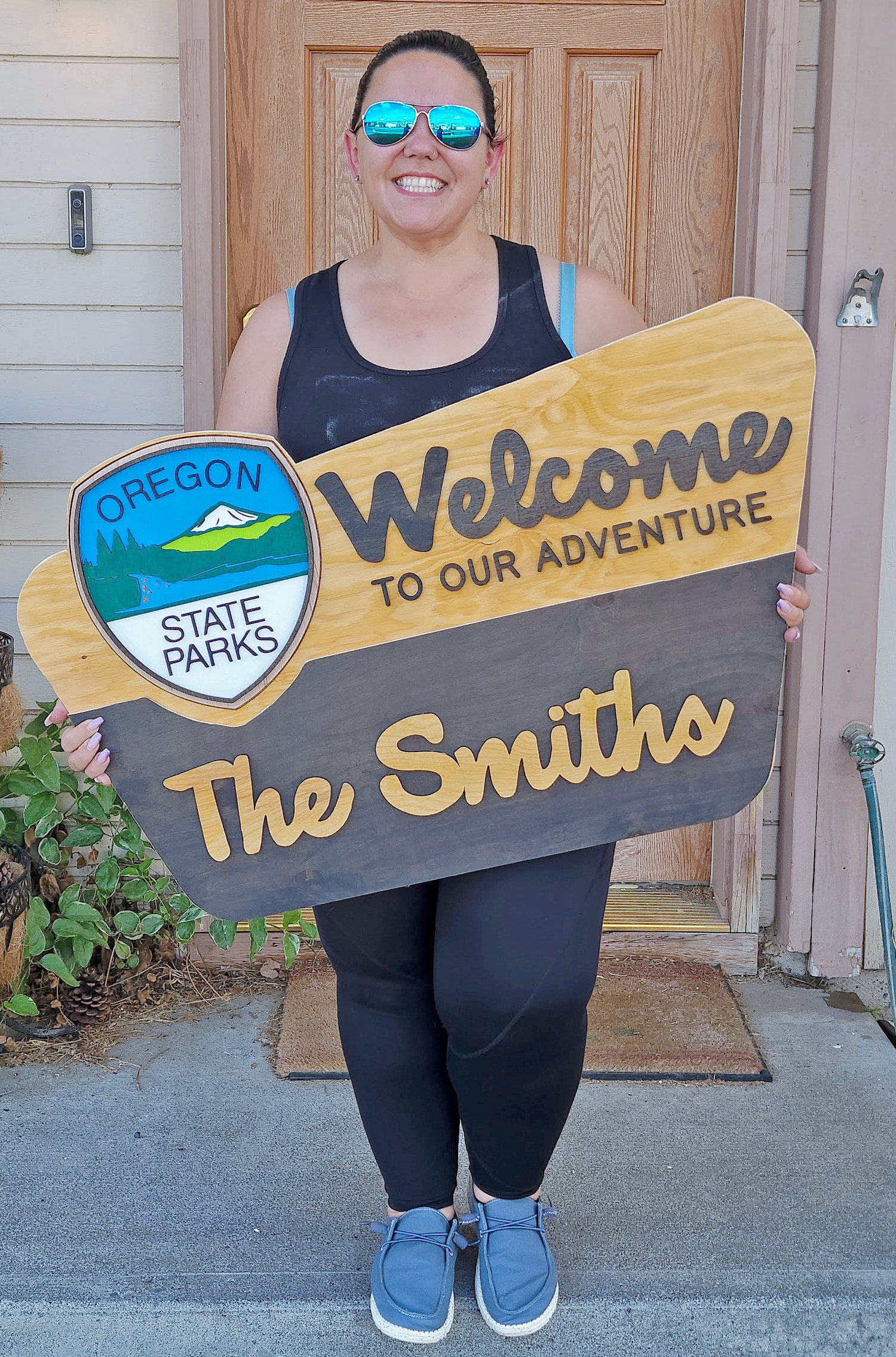 Wall Décor Home & Living NPS inspired family name sign custom layered ...