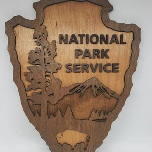 National Park Sign Arrowhead - NPS Inspired Sign, Nursery, Wedding ...
