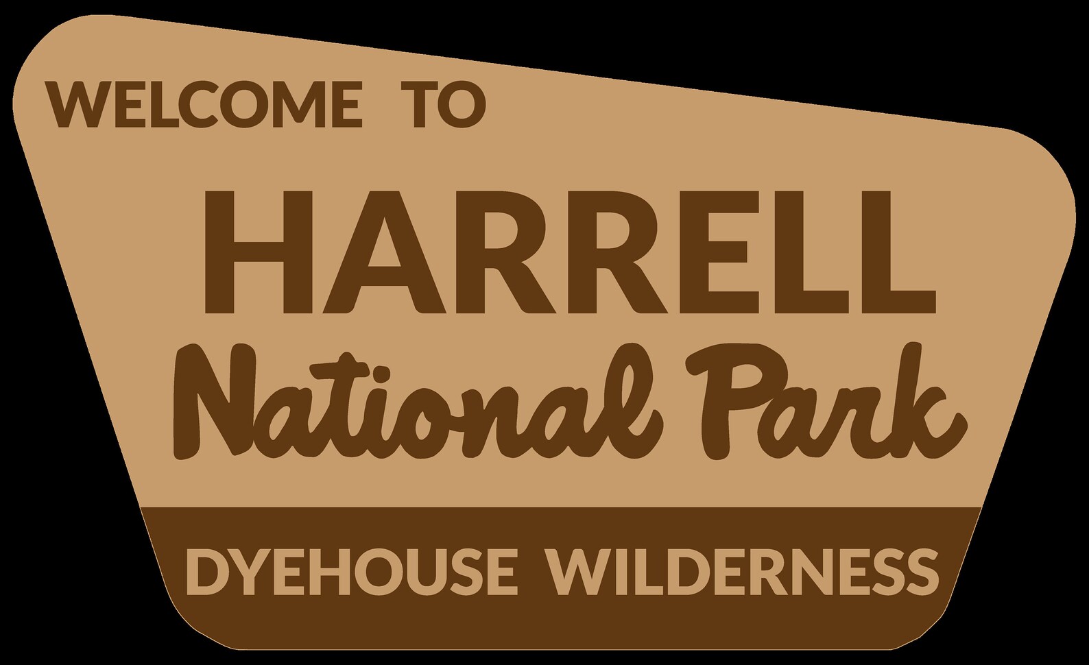 Park Style Welcome Sign Parks System Inspired Family Name - Etsy