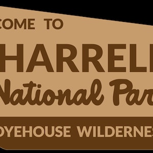 Park Style Welcome Sign - Parks System Inspired Family Name Sign ...