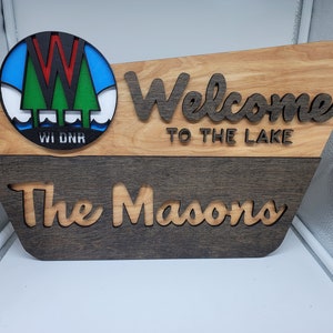 Custom** Designed National Park Family Sign, Wedding Gift, Outdoor ...