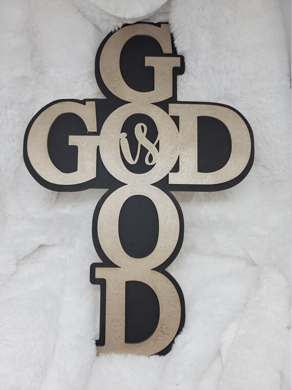 God is Good Cross CUT FILE Religious Christian Wall Art | Etsy
