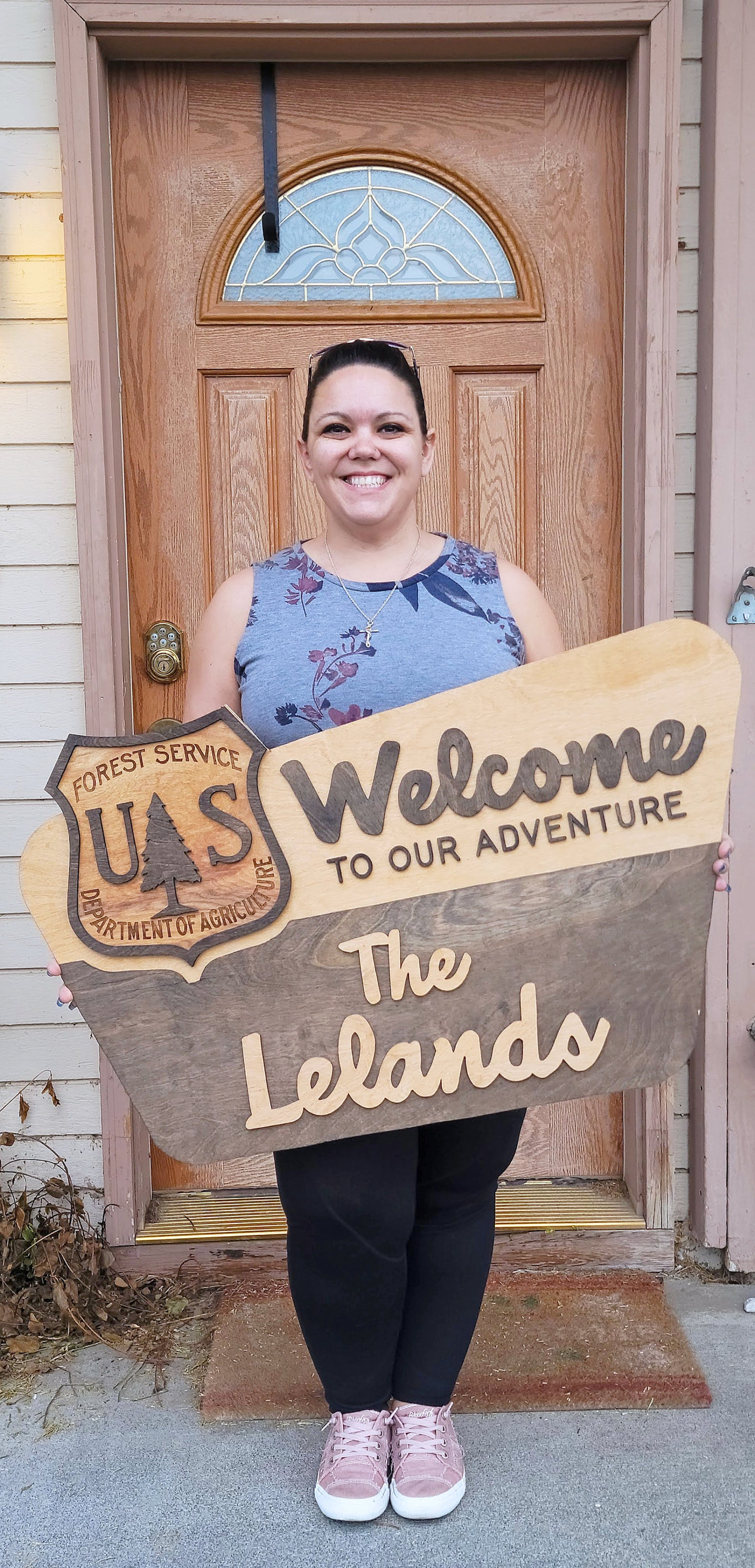 National Park Sign & Forest Service Welcome Sign Family Name - Etsy