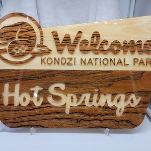 National Forest Service Welcome Sign ACRYLIC - NFS Inspired Family Name ...