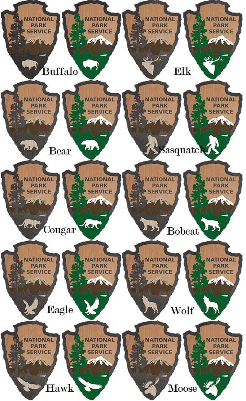 National Park Sign Arrowhead NPS Inspired Sign Nursery - Etsy