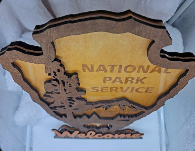 National Park Service Wedding Drop Box NPS Inspired Custom - Etsy