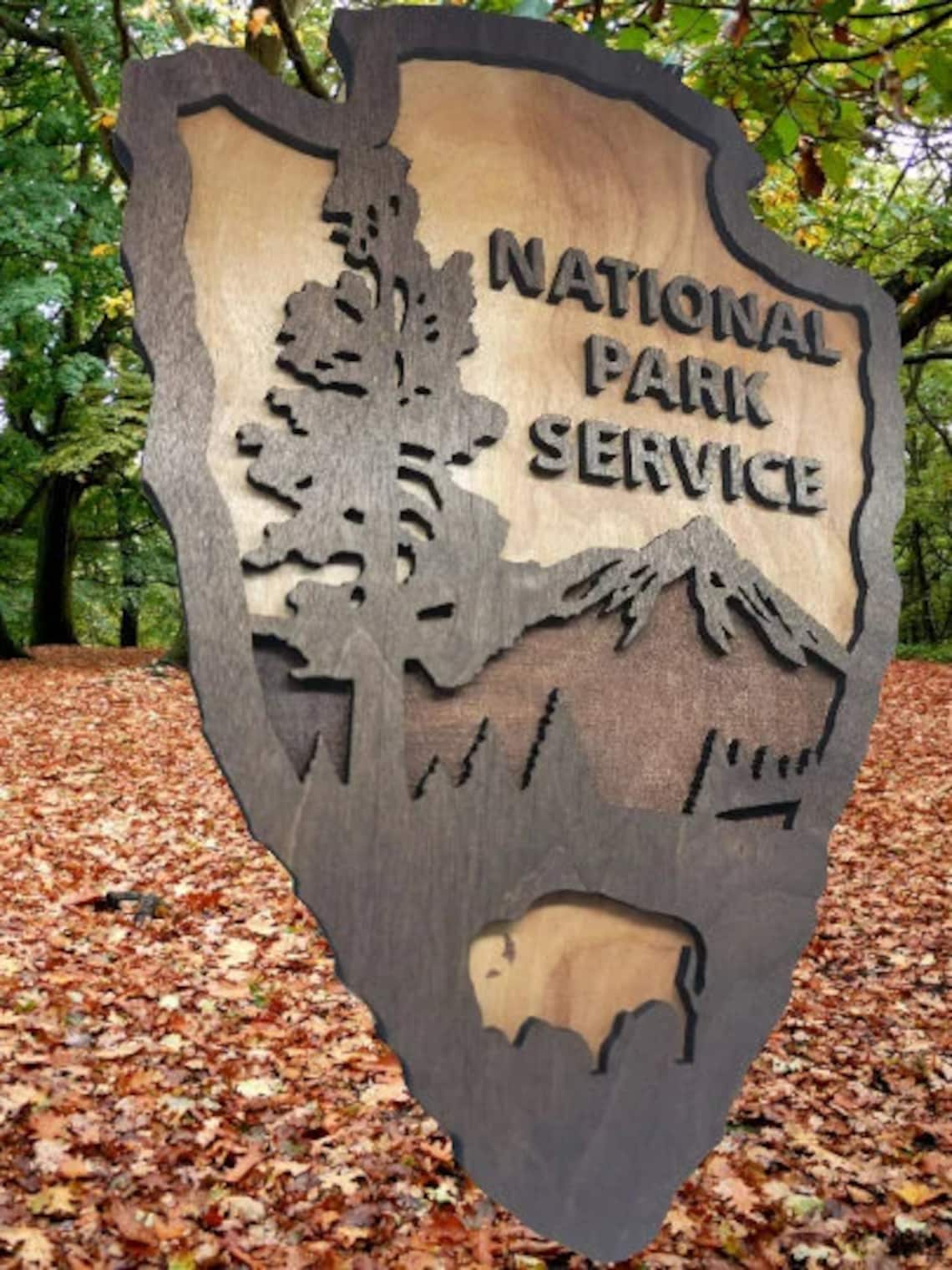 National Park Sign Arrowhead NPS Inspired Sign Nursery - Etsy