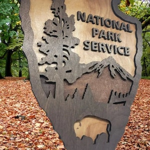 National Park Sign Arrowhead - NPS Inspired Sign, Nursery, Wedding ...