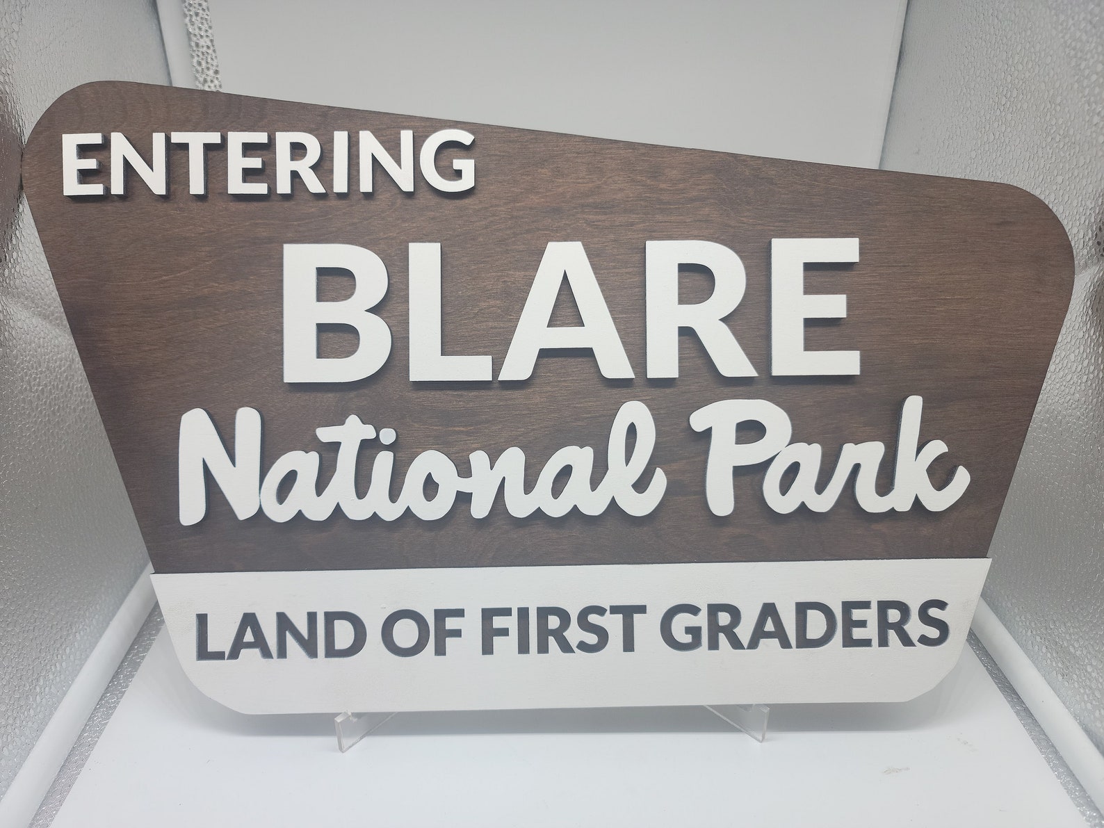 Park Style Welcome Sign Parks System Inspired Family Name | Etsy