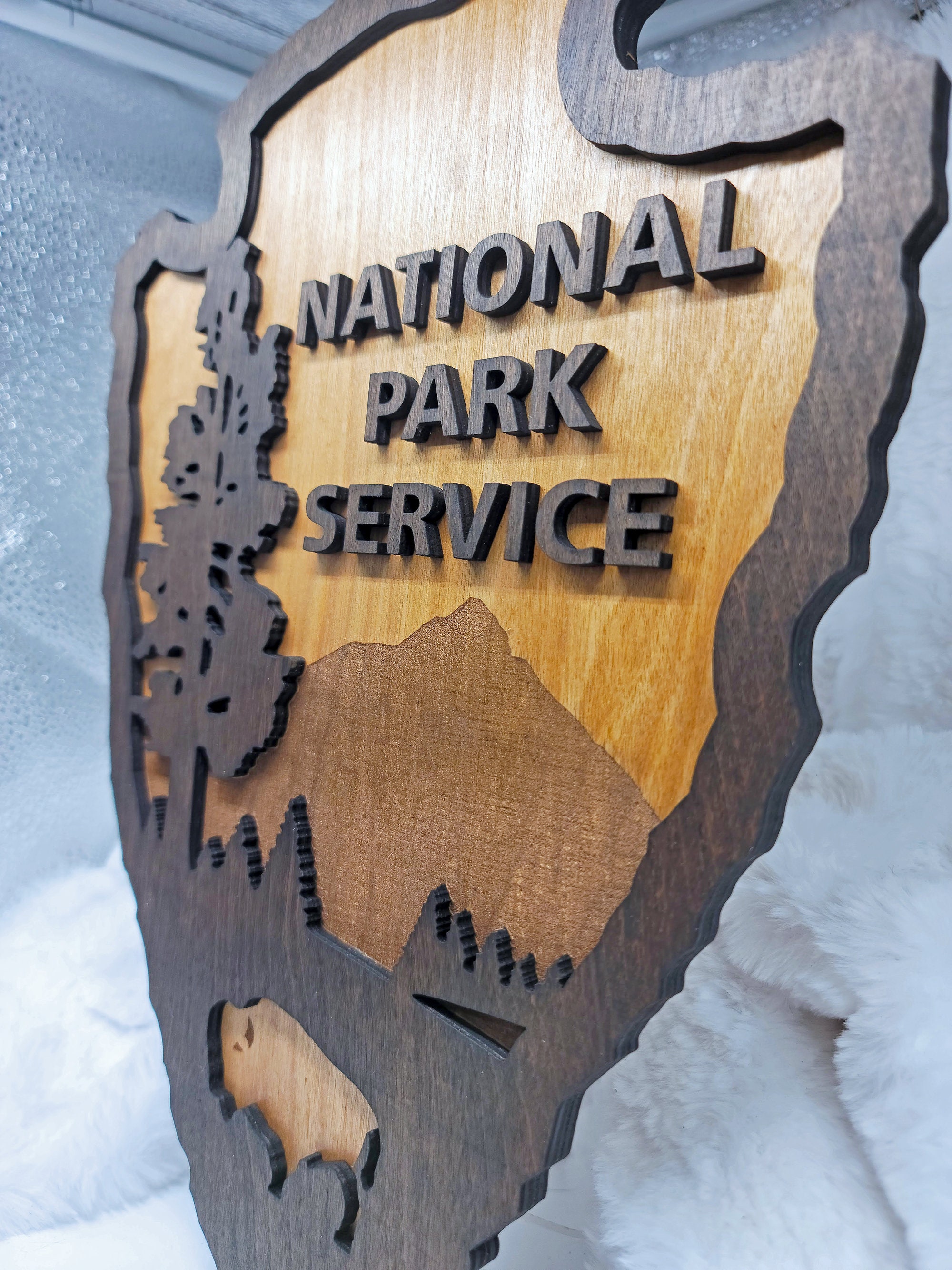 National Park Sign Arrowhead NPS Inspired Sign Anniversary - Etsy