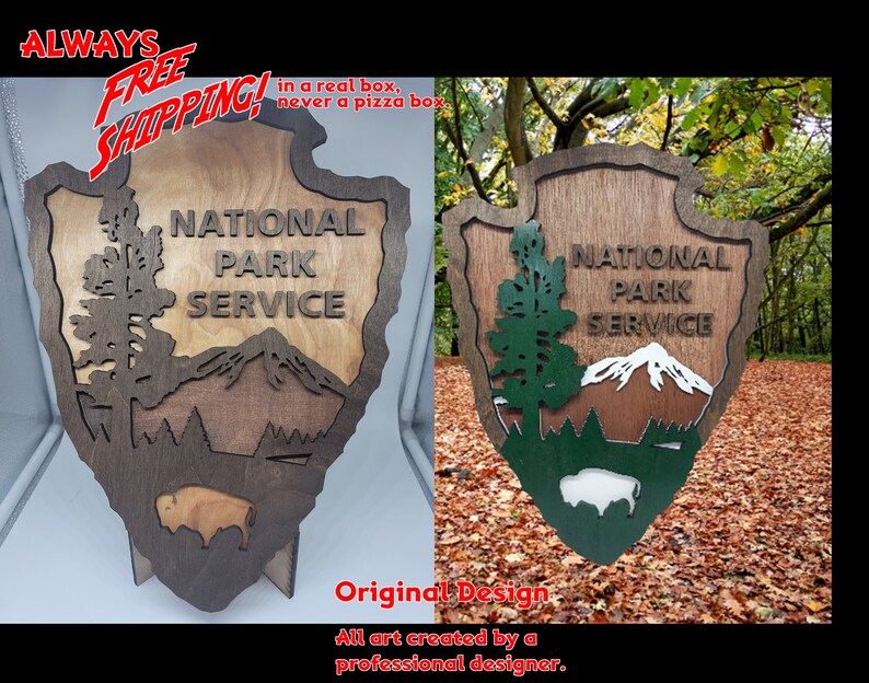 National Park Sign Arrowhead NPS Inspired Sign Nursery - Etsy