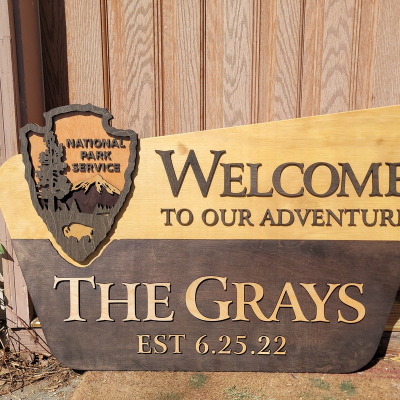 Adventure Wood Sign - Etsy