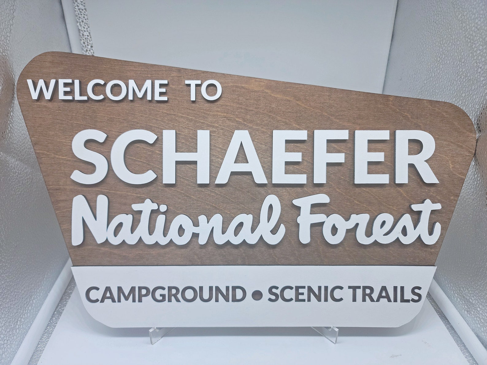 Park Style Welcome Sign Parks System Inspired Family Name | Etsy