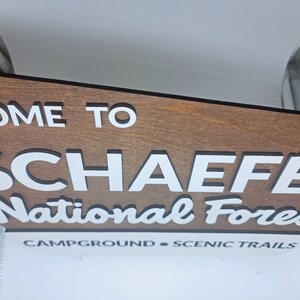 Park Style Welcome Sign Parks System Inspired Family Name Sign, Custom ...