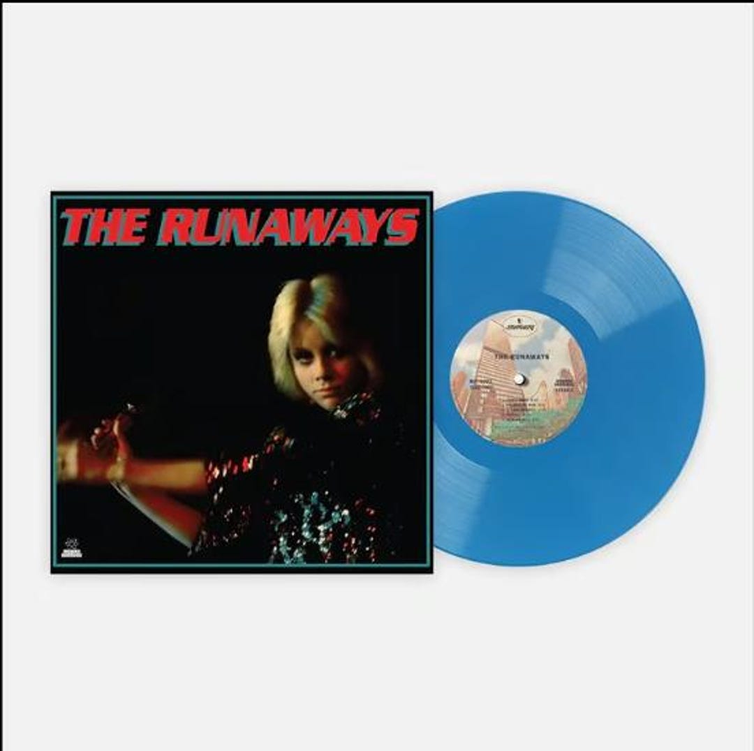 The Runaways Self-titled LP ~ Exclusive Color Vinyl (turquoise) ~ Brand ...