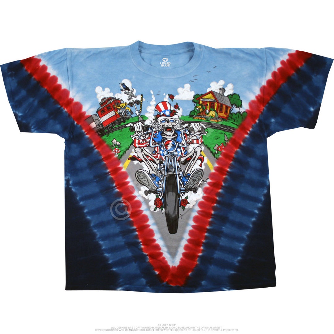 Grateful Dead Moto Sam Tie-dye ~ Officially Licensed ~ 100% Heavyweight ...
