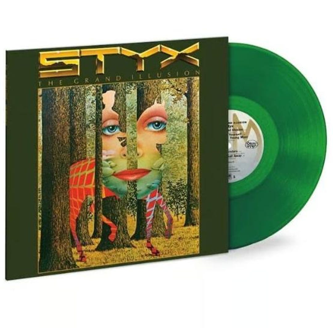Styx the Grand Illusion LP ~ Limited Edition Colored Vinyl (green ...