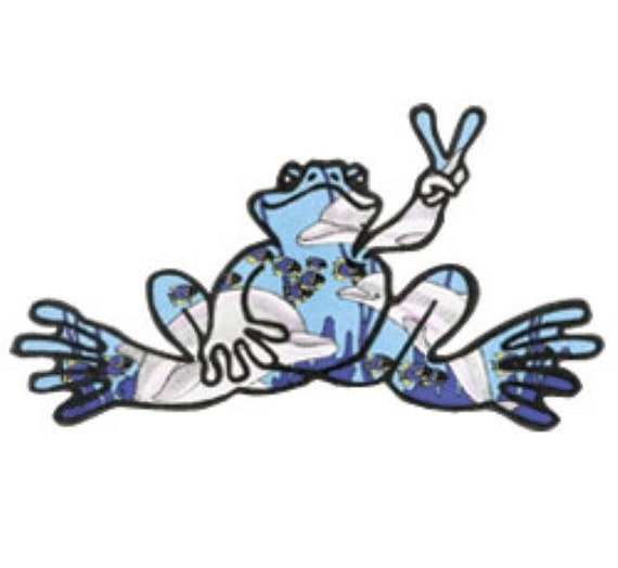 Peace Frogs Dolphin Sticker Made of Durable Vinyl 6 - Etsy