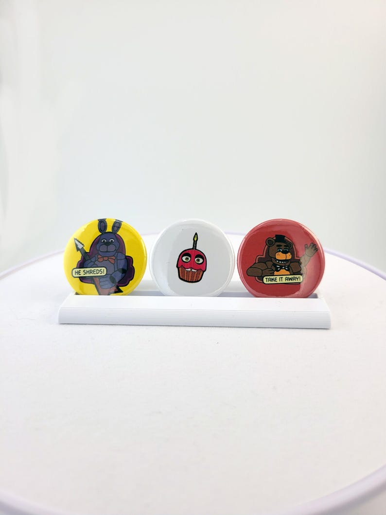 Freddy Fazbear’s Movie Button Set – FNAF Cosplay Accessory - Etsy