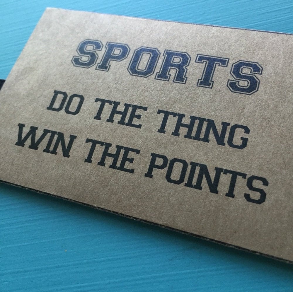 Sports Store Gift Card Holder - Etsy